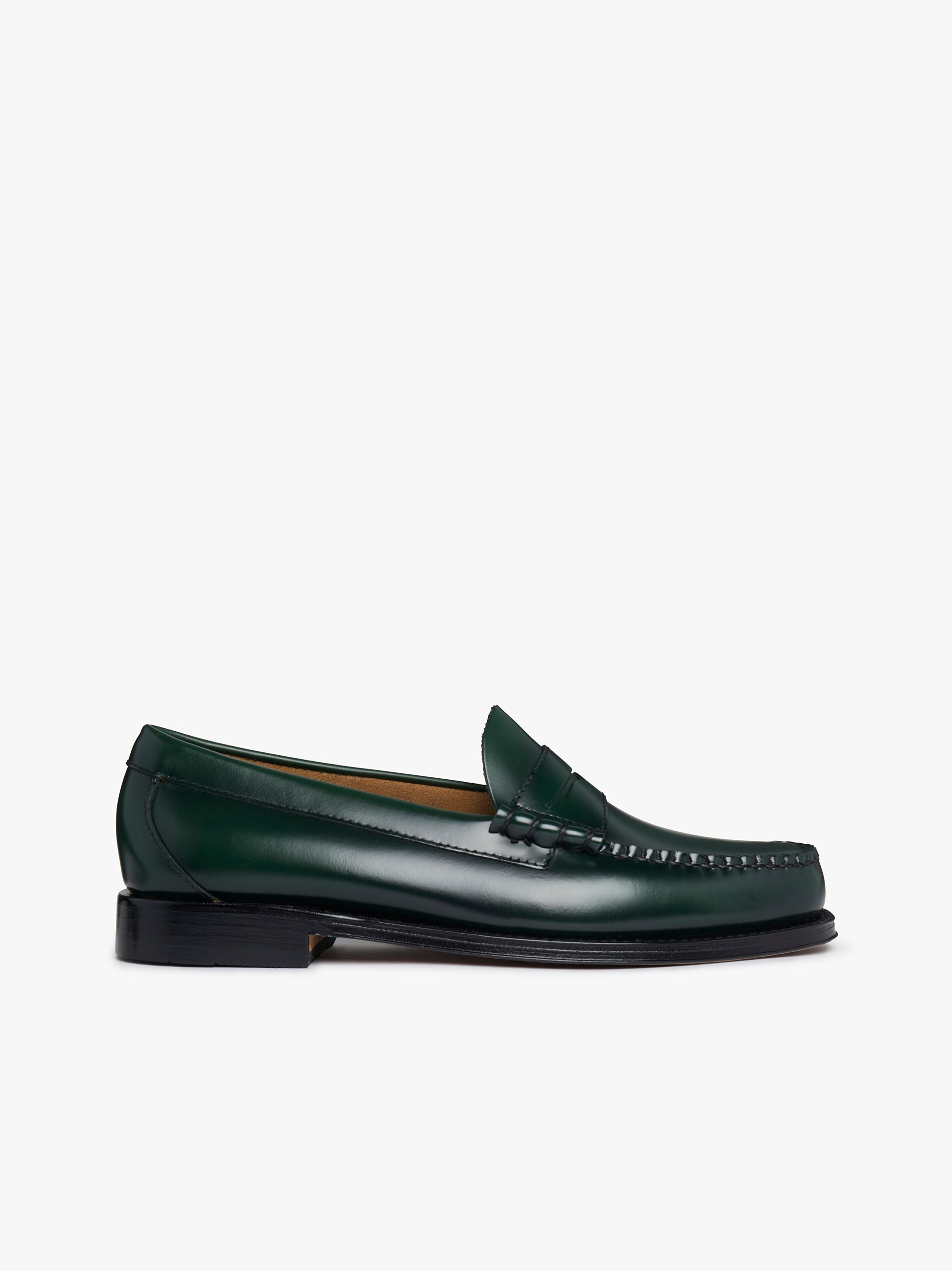 Mens Green Leather Loafers | Green Leather Loafers – G.H.BASS 1876