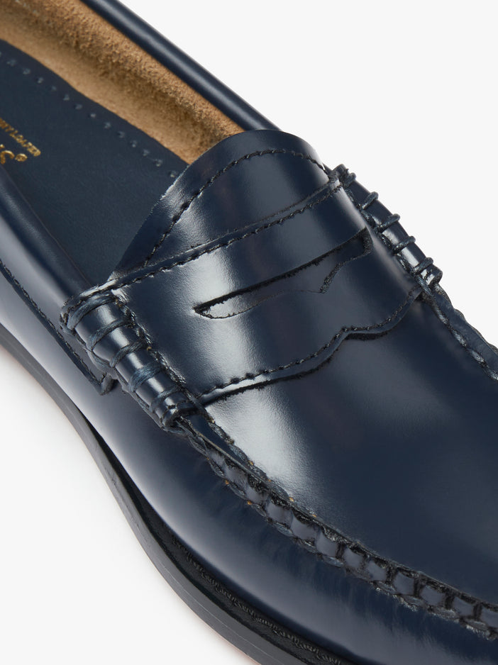 Navy Loafers Womens | Navy Leather Loafers – G.H.BASS 1876